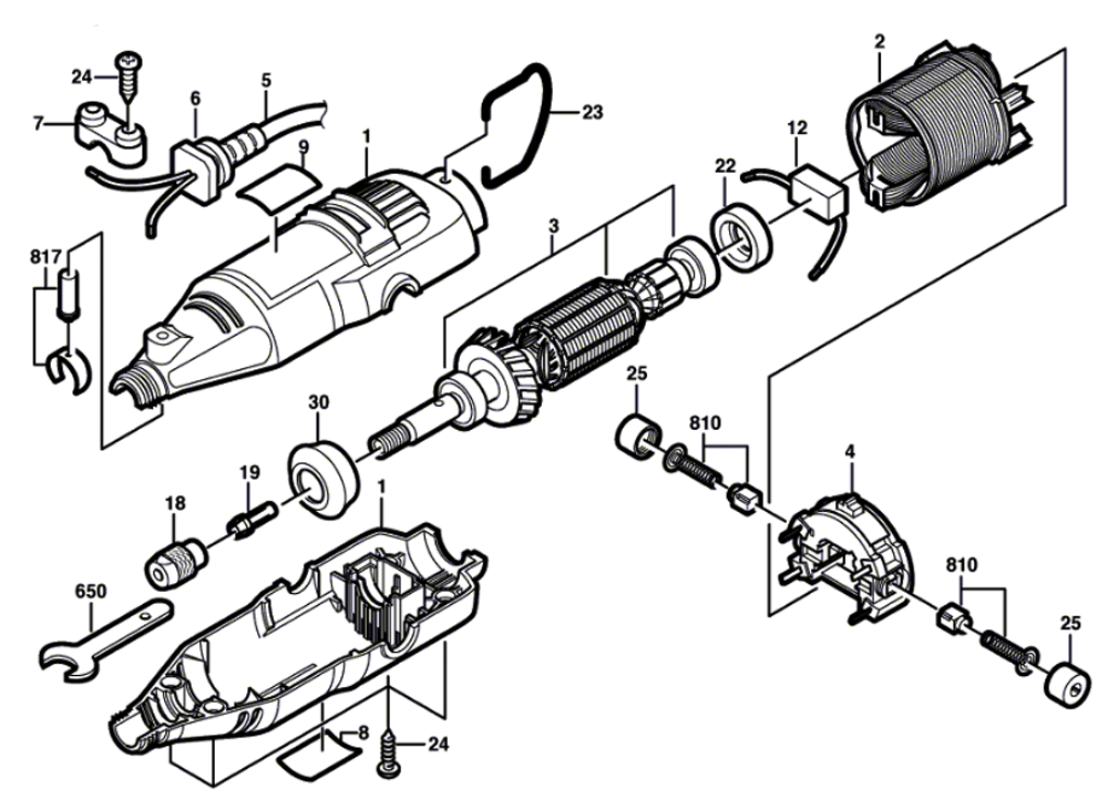 Buy Dremel 275 (F013027500) Replacement Tool Parts | Dremel 275 ...