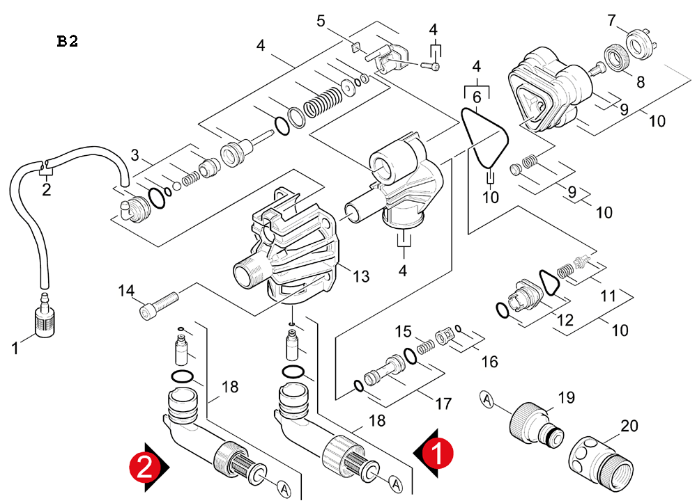Karcher Pressure Washer Parts Breakdown | Reviewmotors.co