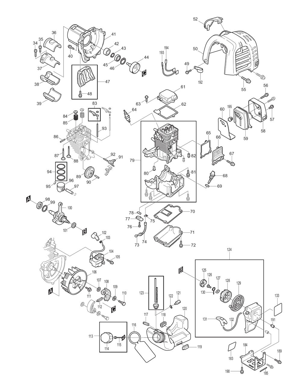 Buy Dolmar MS-245.4-C Replacement Tool Parts | Dolmar MS-245.4-C Diagram
